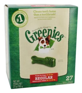 greenie dog treat tub rg