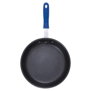 winco commercial-grade aluminum fry pan with stay cool handle, induction compatible, non-stick finish, 12"