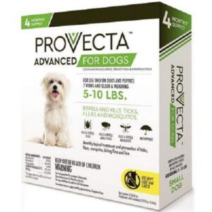 provecta 4 doses advanced for dogs, small/5-10 lb