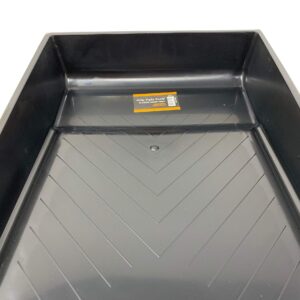 Grip Tight Tools PT1 Heavy Duty Plastic Paint Tray with Legs, 11" x 14", Black