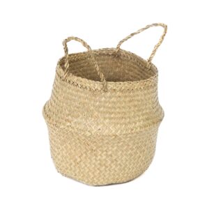 compactor storage basket, small, brown