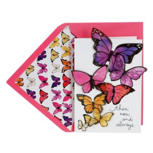 hallmark signature birthday card for sister (butterflies)