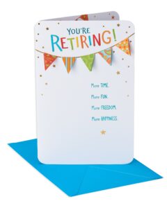 american greetings funny retirement card (good things)