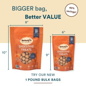 Benefit Biscuits, All Natural Dog Treats, Certified Vegan, Non GMO, Wheat Free, Healthy Dog Biscuits, Made in USA (Pumpkin, Regular Bag, 7oz)