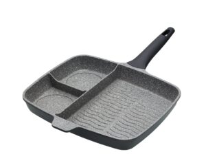 masterclass cast aluminium induction-safe non-stick all-in-one frying pan, 32 cm (12.5")