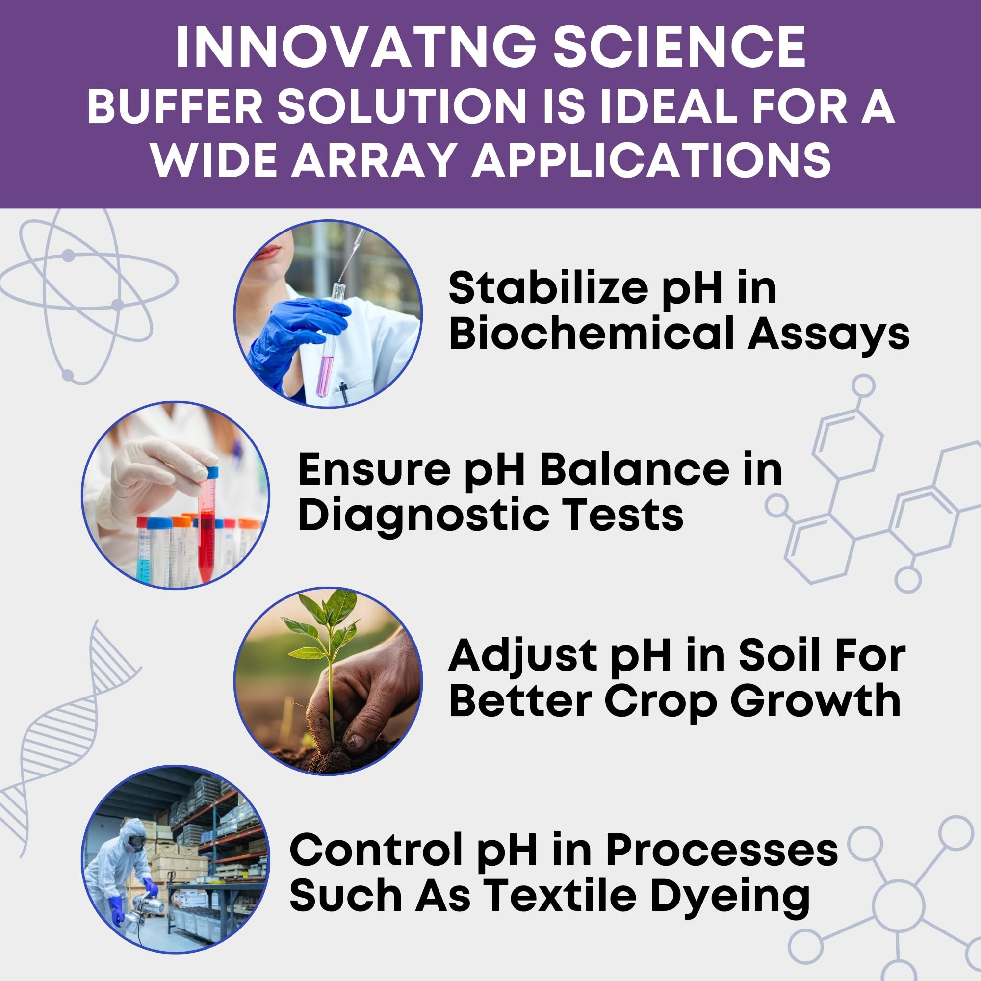 ALDON Innovating Science pH 7 Buffer Solution - Ph Up and Down - Ph Calibration Solution Kit - Ph Buffer Calibration Solution - General Hydroponics & Lab Chemicals, Yellow 500mL Ph Kit