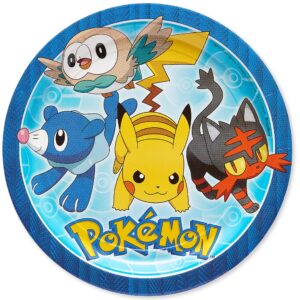 American Greetings Pokemon Party Supplies, Paper Dinner Plates (8-Count)