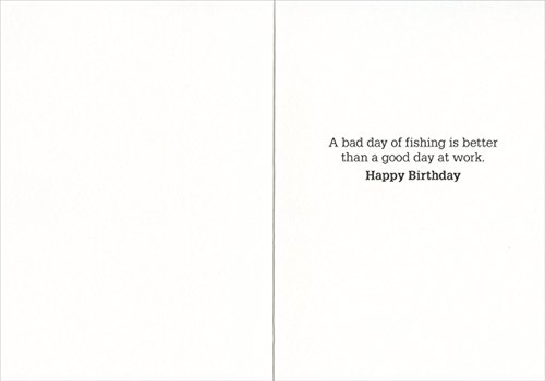 Fly Fisherman - Avanti America Collection Birthday Card