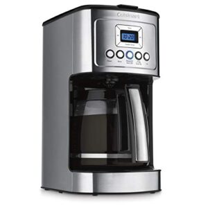 14 cup black/stainless steel permanent filter coffee maker, with timer