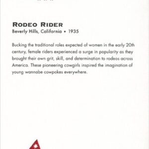 Female Rodeo Rider - Avanti America Collection Birthday Card