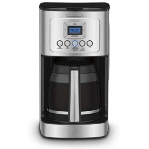 14 Cup Black/Stainless Steel Permanent Filter Coffee Maker, with Timer