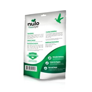 Nulo Freestyle Trainers Dog Treats: Grain Free Dog Training Treats - Healthy Low Calorie Treat Reward for Adult and Puppy Dogs - Gluten Free Dog Treat for Any Size or Breed - Duck Recipe - 4 oz Bag