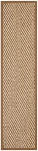 SAFAVIEH Natural Fiber Collection Runner Rug - 2'6" x 12', Natural, Sisal Design, Easy Care, Ideal for High Traffic Areas in Living Room, Bedroom (NF525B)