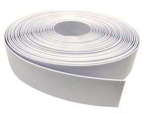 2" wide x 200' roll vinyl strap for patio chairs, lawn furniture, and deck chairs, make your own replacement straps, (201 white)