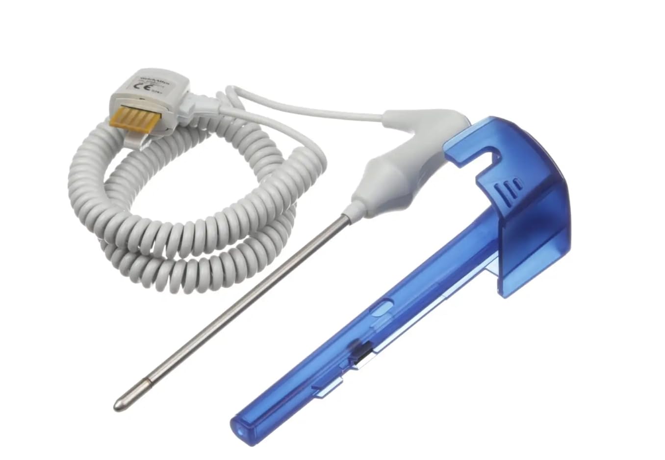 Welch Allyn 02893-000 Oral Temperature Probe and Well Assembly for SureTemp Plus 690/692 Electronic Thermometers, Blue, 4' Cord