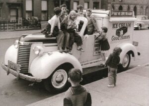 kids on ice cream truck - avanti america collection birthday card