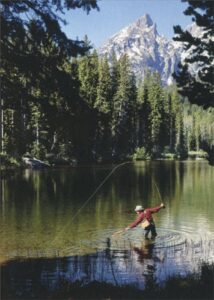 fly fisherman - avanti america collection birthday card