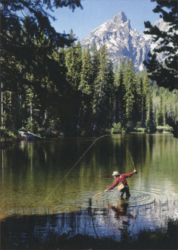 Fly Fisherman - Avanti America Collection Birthday Card