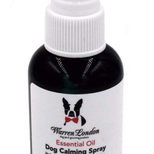 Warren London Premium Essential Oil All Natural Dog Calming Spray, Relaxes and Provides Anti-Anxiety Relief for Hyper Active Dogs | Made in USA