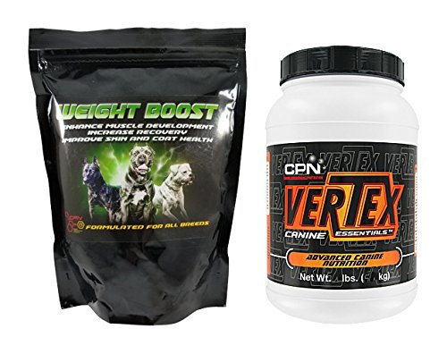 CPN Vertex Essentials Formula & Weight Boost for Dogs Combo Pack (Vertex 4lb, Weight Boost 2lb)