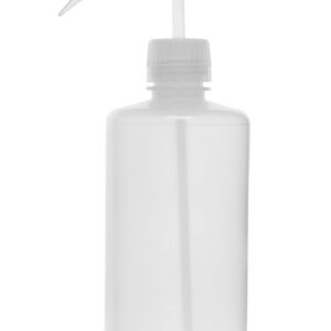 EISCO Extra Large Wash Bottle, Premium LDPE Plastic, 33.8oz (1000mL/1L) Capacity, Squeeze Bottle