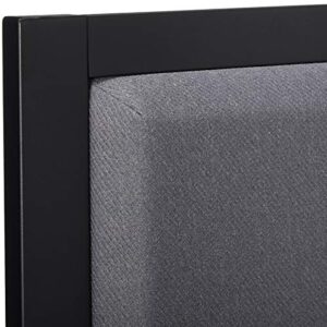 ZINUS Jessica Modern Studio Upholstered Metal Headboard, Twin