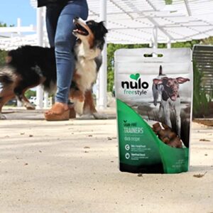 Nulo Freestyle Trainers Dog Treats: Grain Free Dog Training Treats - Healthy Low Calorie Treat Reward for Adult and Puppy Dogs - Gluten Free Dog Treat for Any Size or Breed - Duck Recipe - 4 oz Bag