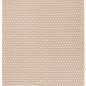 SAFAVIEH Montauk Collection Area Rug - 5' x 8', Orange & Ivory, Handmade Cotton, Ideal for High Traffic Areas in Living Room, Bedroom (MTK608D)