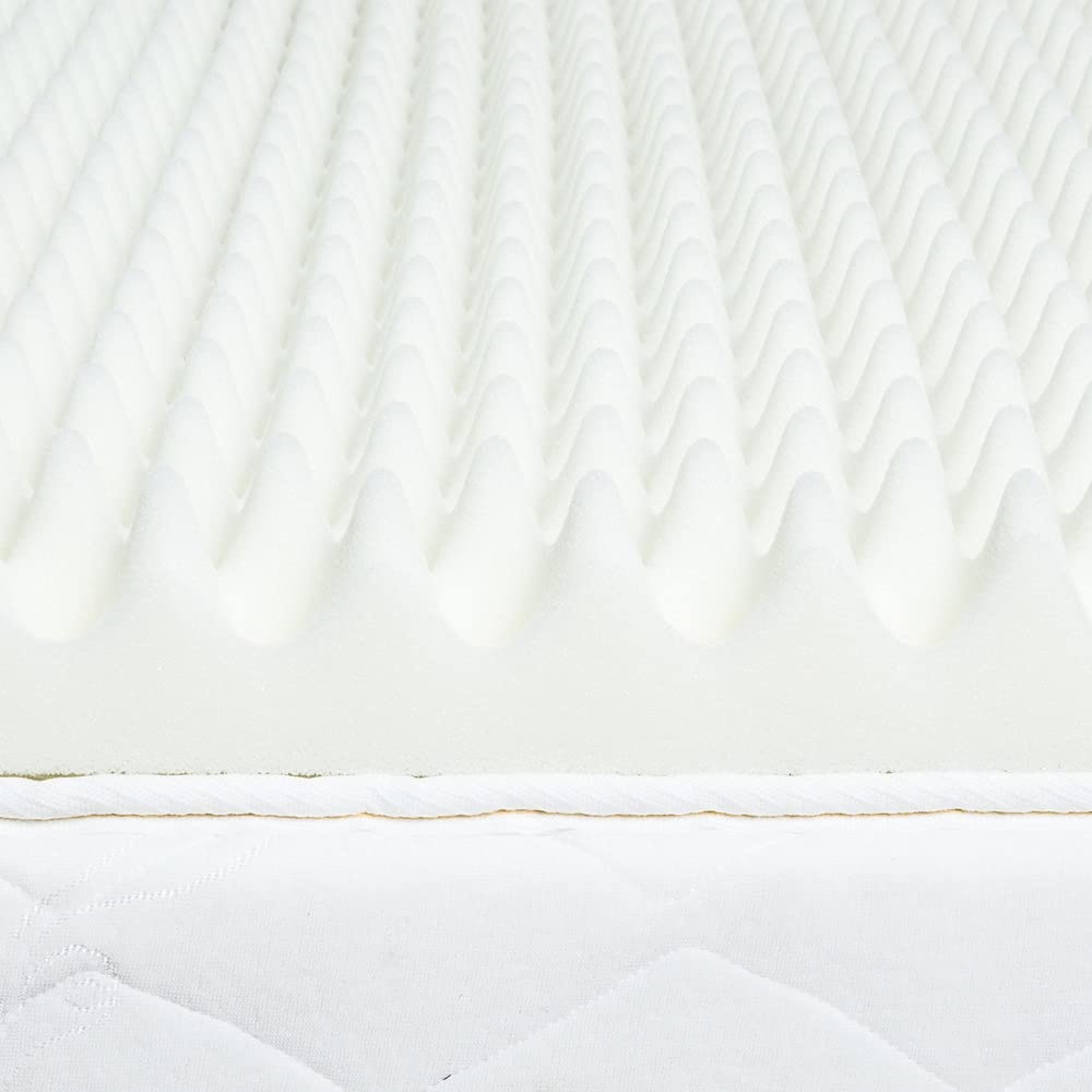 Slumber Solutions Dorm Highloft 3-inch Memory Foam Mattress Topper Twin