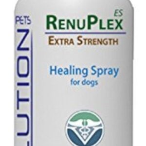 RenuPlex Extra Strength Dog Healing Spray for Dog Hot Spots, Mange, Dog Skin Problems. Made in USA