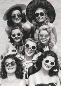 women wearing sunglasses - avanti america collection birthday card