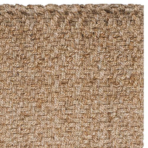 SAFAVIEH Natural Fiber Collection Accent Rug - 3' x 5', Natural, Handmade Jute, Ideal for High Traffic Areas in Entryway, Living Room, Bedroom (NF265A)