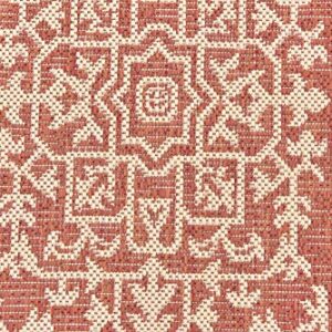 Unique Loom Outdoor Botanical Collection Area Rug - Allover (2' 2" x 6' 1" Runner, Terracotta/ Beige)