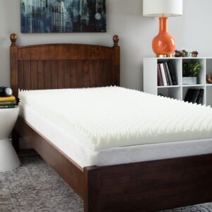 Slumber Solutions Dorm Highloft 3-inch Memory Foam Mattress Topper Twin