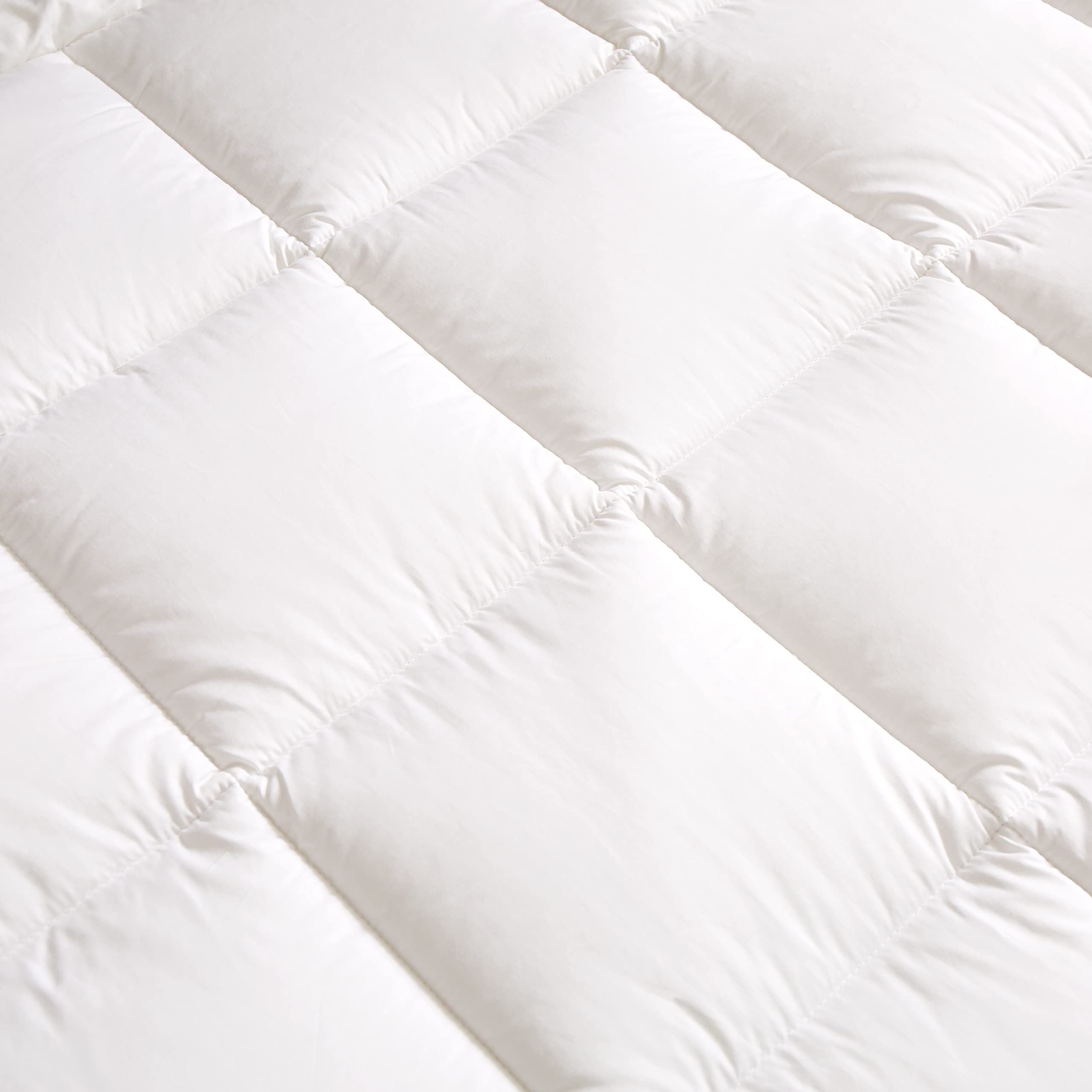 Grandeur Collection Powernap Cotton Top Celliant Fiber Blend Mattress Pad - White Full