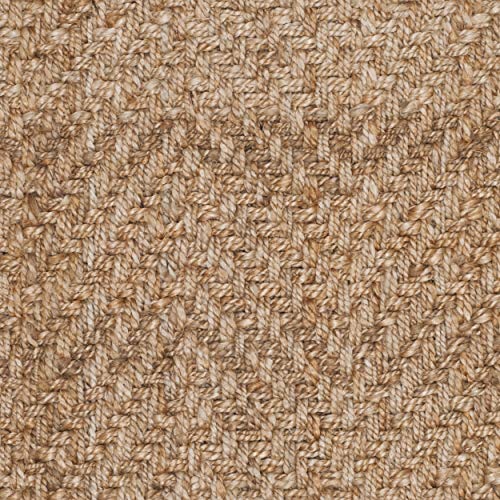 SAFAVIEH Natural Fiber Collection Accent Rug - 3' x 5', Natural, Handmade Jute, Ideal for High Traffic Areas in Entryway, Living Room, Bedroom (NF265A)