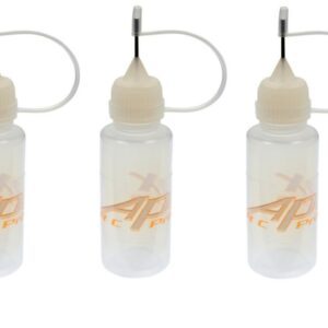 Apex RC Products 15ml / .5oz Oil/Fluid Dropper Plastic Bottle W/Needle Tip - 5 Pack #2102