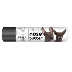 the blissful dog xoloitzcuintli nose butter, versatile dog nose balm for dry nose, handcrafted nose moisturizer, easy-to-apply dog essentials, unscented, 0.15 oz.