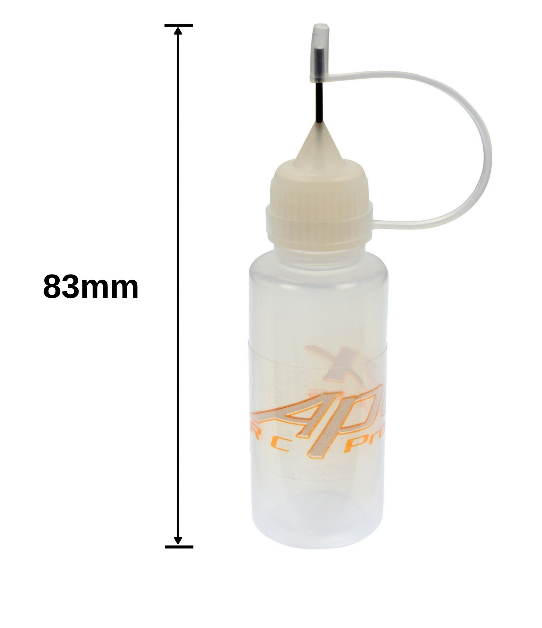 Apex RC Products 15ml / .5oz Oil/Fluid Dropper Plastic Bottle W/Needle Tip - 5 Pack #2102