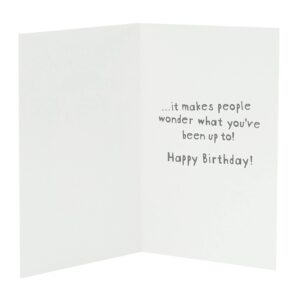 Birthday Card for Men - Funny Birthday Card for Him - Monkey Birthday Card