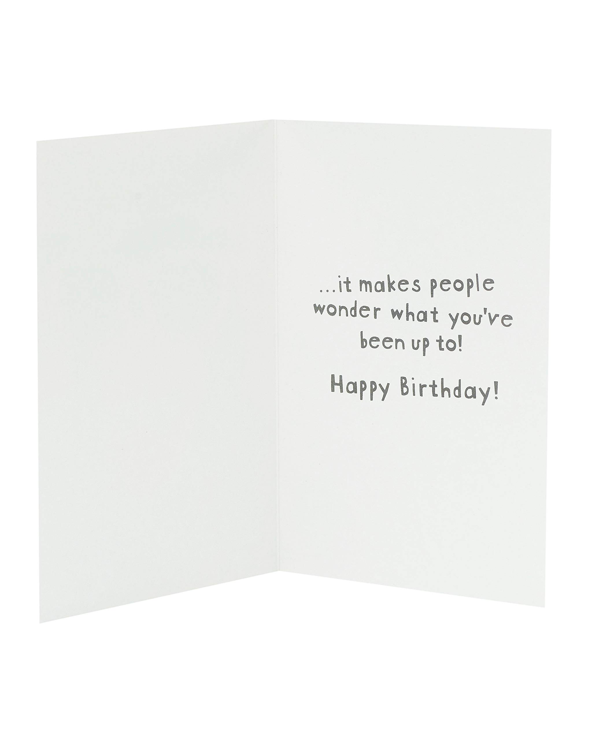 Birthday Card for Men - Funny Birthday Card for Him - Monkey Birthday Card