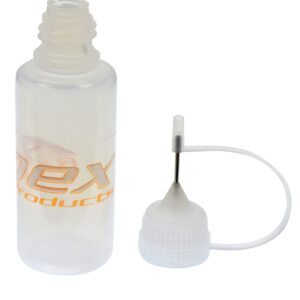 Apex RC Products 15ml / .5oz Oil/Fluid Dropper Plastic Bottle W/Needle Tip - 5 Pack #2102