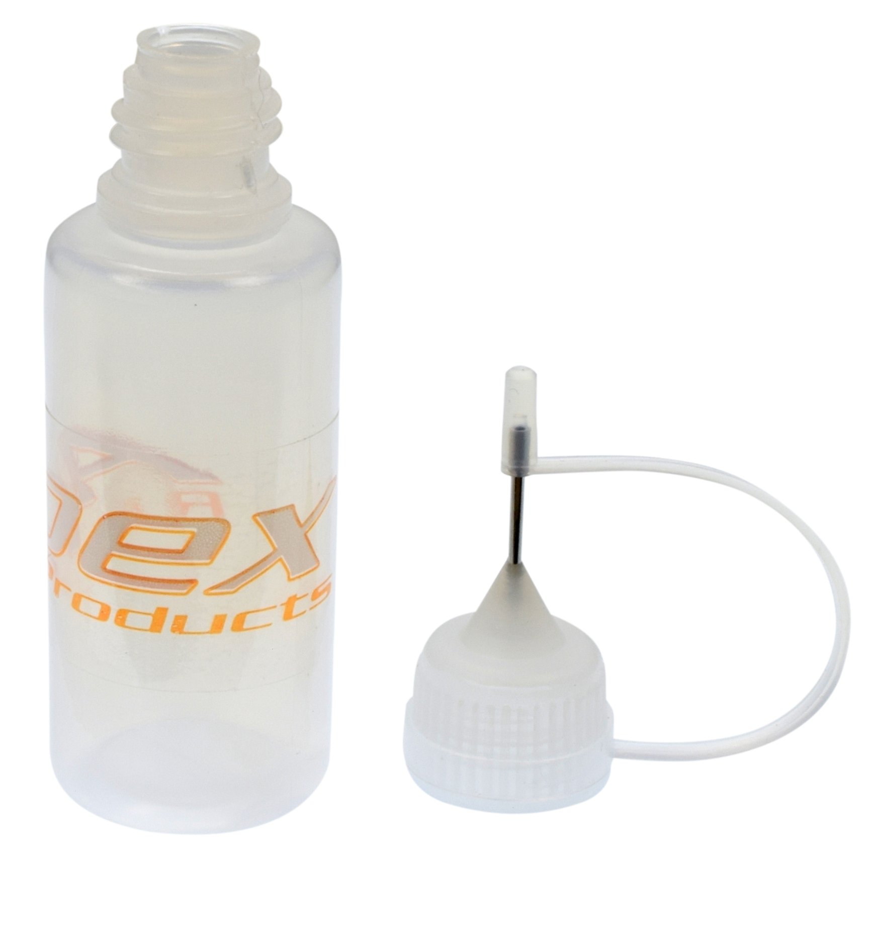 Apex RC Products 15ml / .5oz Oil/Fluid Dropper Plastic Bottle W/Needle Tip - 5 Pack #2102