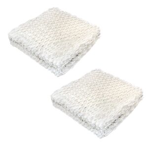 hqrp 2-pack humidifier wick filter compatible with sears kenmore 14803, 14804, 14103, 14104, 14113, 14114, 14121, 14122 humidifiers