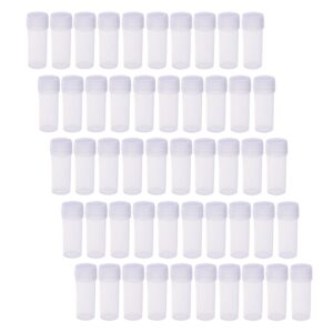 bcp 50pcs 5ml plastic sample small bottle vial storage vial storage container test tube for lab