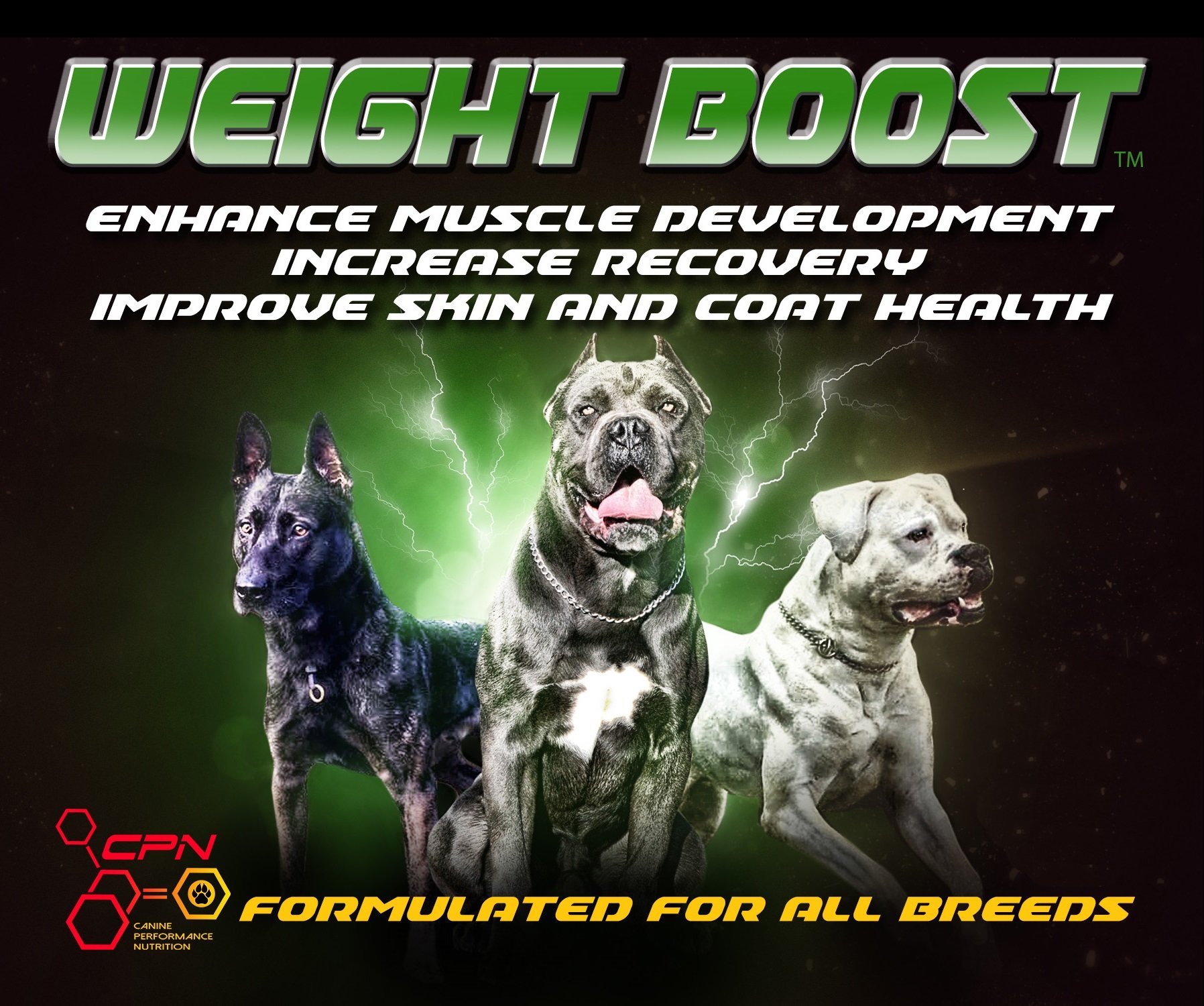 CPN Vertex Essentials Formula & Weight Boost for Dogs Combo Pack (Vertex 4lb, Weight Boost 2lb)