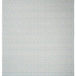 SAFAVIEH Montauk Collection Area Rug - 8' x 10', Light Blue & Ivory, Handmade Greek Key Cotton, Ideal for High Traffic Areas in Living Room, Bedroom (MTK724K)