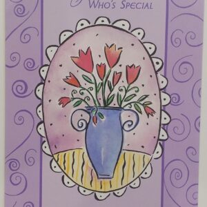 Happy Birthday Daughter-in-law Greeting Card - Loving Wishes (Purple Flowers)