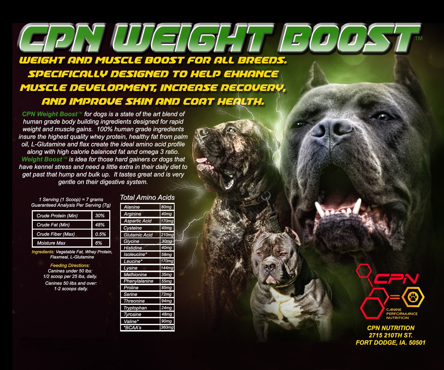 CPN Vertex Essentials Formula & Weight Boost for Dogs Combo Pack (Vertex 4lb, Weight Boost 2lb)