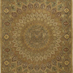 SAFAVIEH Heritage Collection Area Rug - 6' x 9', Light Brown & Grey, Handmade Traditional Oriental Wool, Ideal for High Traffic Areas in Living Room, Bedroom (HG914A)